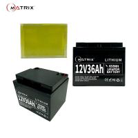 China 12V 36Ah LiFePO4 Battery 12.8V 30A for Solar Wind UPS Energy Storage Systems for sale