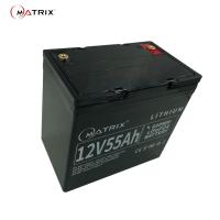China 12V 55Ah LiFePO4 Battery ABS Shell Solar Energy Storage 5kg Deep Cycle for sale