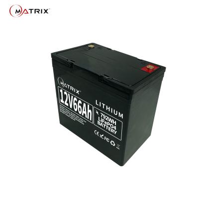 China 12V 66Ah LiFePO4 Lithium Iron Phosphate Battery Rechargeable Battery Pack for UPS for sale