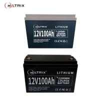 China 12V 100Ah LiFePO4 Energy Storage Battery for Home Backup System with BMS Protection for sale