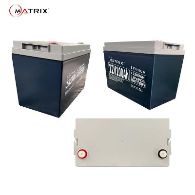 China 12V 100Ah LiFePO4 Lithium Battery 4S1P Deep Cycle for UPS Solar Storage for sale