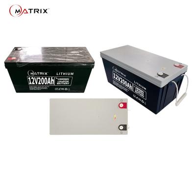 China 12V 200Ah LiFePO4 Lithium Iron Phosphate Battery for UPS Portable Safe for sale