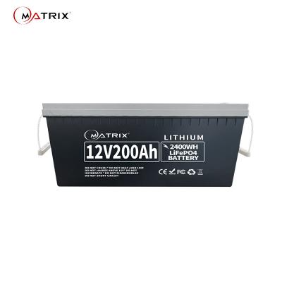 China 12V 200Ah LiFePO4 Battery 4000 Cycles Deep Cycle Lithium Iron Phosphate for sale