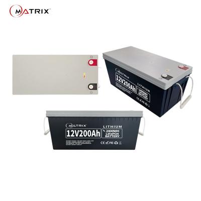 China 12V 200Ah LiFePO4 Battery Energy Storage 4000 Cycles 10 Year Lifetime Deep Cycle for sale