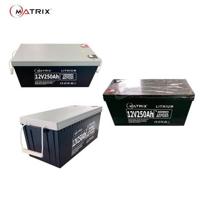 China Portable LiFePO4 Deep Cycle Solar Battery 12.8V 250Ah 3200Wh for Home Energy for sale