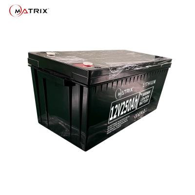 China 12V 250Ah LiFePO4 Deep Cycle Battery Replacement for Lead Acid 3000 Cycles for sale