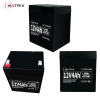 China 12V 4Ah LiFePO4 Rechargeable Lithium Battery Pack for RV Solar Marine UPS for sale