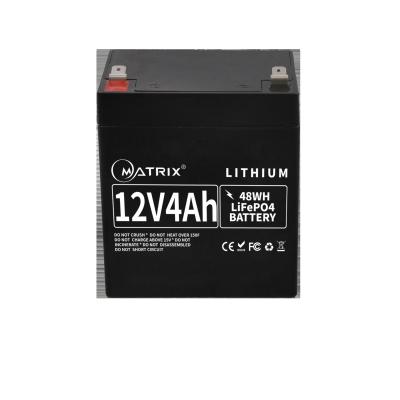 China 12.8V 4A Rechargeable Lithium Battery Pack 2000 Cycles for RV Yacht Solar UPS for sale