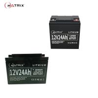 China Deep Cycle 12V 24Ah LiFePO4 Battery Grade A for UPS Solar Energy Storage Backup Power for sale