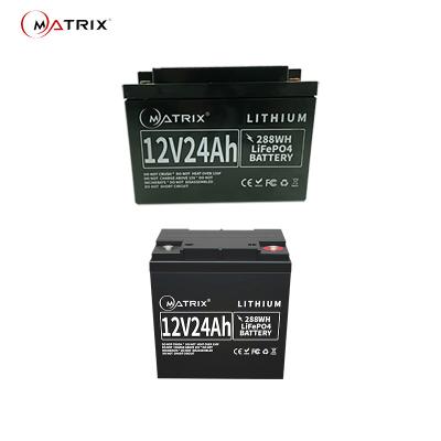 China 12V24Ah Lithium Iron Phosphate Battery For Servers Backup Power UPS for sale
