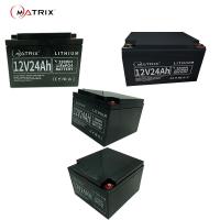 China 12V24Ah Deep Cycle Lithium Battery For Servers Backup Power UPS ATM CCTV for sale