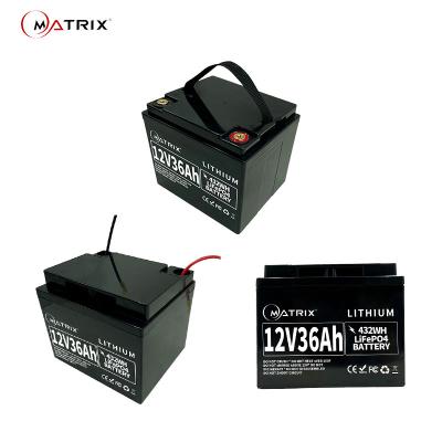 China 12V 36Ah 4S6P LFP Battery For Computers Servers And Network Switch Solar Wind Energy Storage Systems for sale