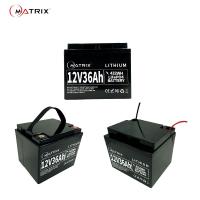 China 12V 36Ah Deep Cycle LiFePO4 Battery 4S6P for Solar Wind Energy Storage Systems for sale