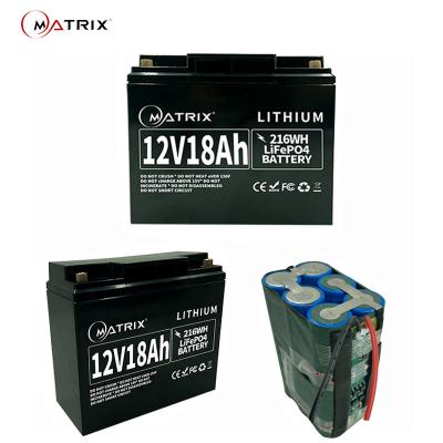 China 12.8V 18Ah LiFePO4 Deep Cycle Battery 4S3P for UPS Solar CCTV for sale