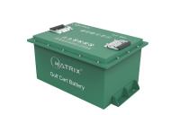China 48V 51V 56Ah Deep Cycle LiFePO4 Lithium Golf Cart Battery 3500+ Cycles for sale