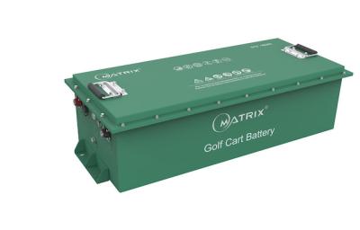 China Matrix Super Long Cycle Life LiFePO4 Golf Cart Battery 48V 160Ah 8.2kWh for sale