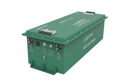 China 51.2V 160Ah LiFePO4 Golf Cart Battery 16S2P IP67 Waterproof Bluetooth for sale
