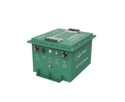 China Matrix 38V 105Ah LiFePO4 Golf Cart Battery with Smart BMS 34kg for sale