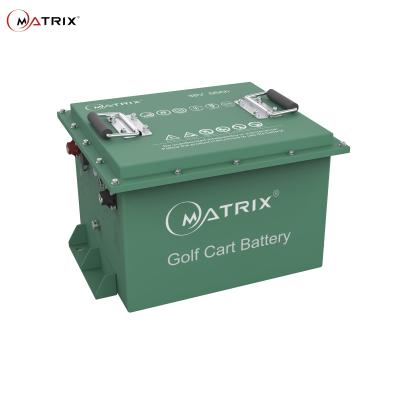 China 36V 56Ah LiFePO4 Golf Cart Deep Cycle Battery 3500 Cycles Lightweight for sale