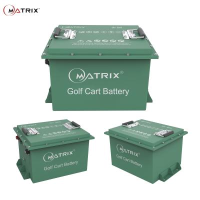 China Matrix LF50K Cell Lithium 36V 38V Golf Cart Battery 56Ah ODM OEM for sale