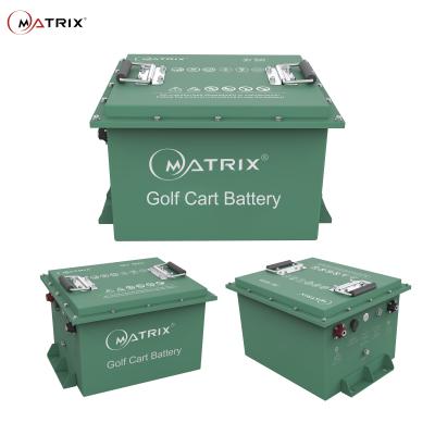China 56Ah 38.4V LiFePO4 Golf Cart Battery Lightweight Deep Cycle Matrix for sale