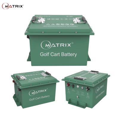 China MATRIX 36V Lithium Golf Cart Battery S3856 56Ah LiFePO4 IP67 Case for sale