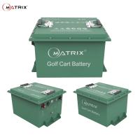China 48V 160Ah Lithium Ion Golf Cart Battery 16S2P Metal Casing 8.2kWh LiFePO4 for sale