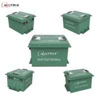 China 48V 160Ah Lithium Ion Golf Cart Battery 16S2P Metal Casing 8.2kWh LiFePO4 for sale