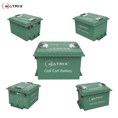 China Matrix Light Weight LiFePO4 Lithium Battery 38.4V 105Ah 4.03kWh for Golf Cart with Handle for sale