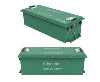 China 72V 100Ah Lithium Ion Golf Cart Battery 24S1P Galvanized Steel Case for sale