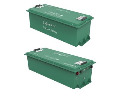 China Matrix S72105P 76.8V 105Ah LiFePO4 Golf Cart Battery IP67 Waterproof for sale