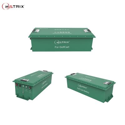 China Rechargeable LiFePO4 Battery 51V 160Ah for Golf Cart with BMS Protection for sale