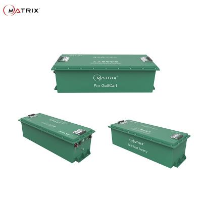 China Matrix Rechargeable 48v 100ah Lithium Ion Battery For Golf Cart for sale