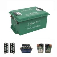 China Rechargeable 48V 51V 56Ah LiFePO4 Lithium Ion Battery for Golf Cart 2.856kWh for sale