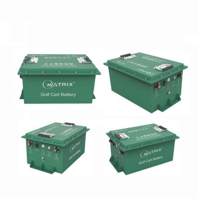 China Rechargeable 48V 51V 56Ah Golf Cart Lithium Battery LiFePO4 Lithium Ion EV Battery for sale