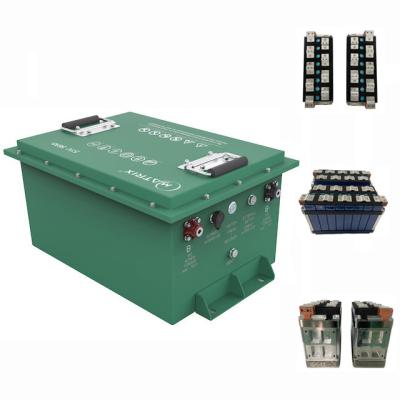 China 48V 51V 56Ah LiFePO4 Lithium Golf Cart Battery 3500 Cycles Deep Cycle for sale