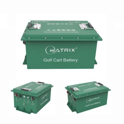 China 48V 51V 56Ah Golf Cart Lithium Battery LiFePO4 Lithium Ion Batteries for Golf Cart for sale