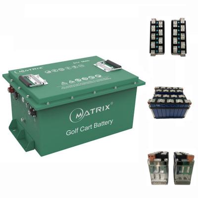 China Deep Cycle 48V 56Ah Golf Cart LiFePO4 Lithium Battery Replace Lead Acid for sale