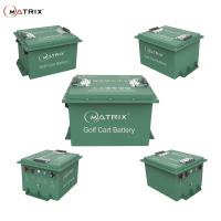 China 48V 160Ah Lithium Ion Golf Cart Battery 16S2P Metal Casing 8.2kWh LiFePO4 for sale