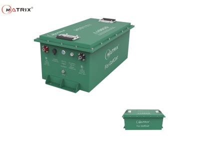 China 105Ah 48V Golf Cart Lithium Ion Battery Pack Rechargeable 51.2V 5.376kWh for sale