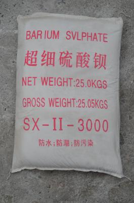 China Barium Sulfate Powder BaSO4 Powder with 3.8g/cm3 Density White or Grey Color Odorless for Industrial Use for sale