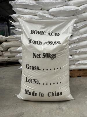 China Russian Imported Boric Acid H3BO3 99.9% Purity White Crystalline Powder with Low Heavy Metals for sale