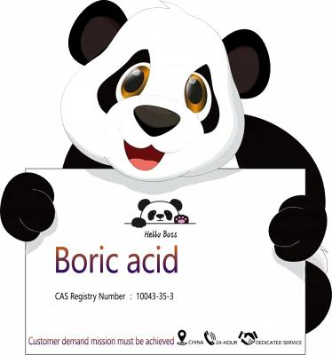 China 25kg White Crystalline Powder Russian Boric Acid H3BO3 99.9% Purity for sale
