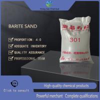 China High Density (4.2-4.5 g/cm³) Barite Sand for Oil Drilling Mud Additive and Radiation Shielding for sale