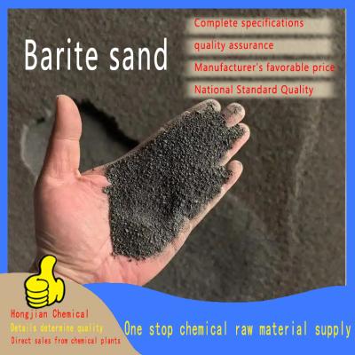 China Barium Sulfate Barite Sand - High Density Drilling Mud Additive with Radiation Shielding and Chemical Inertness for sale