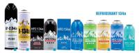 China Power Saving 340g R134a Refrigerant Gas High Stability Air Conditioning Refrigerant Gas for sale