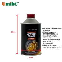 China Excellent High Temperature Stability Full Synthetic Brake Fluid DOT 4 For Moto for sale