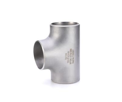 China ASTM B16.9 Stainless Steel Butt Weld Tee For Petrochemical Industry for sale