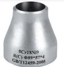 China Sch160 Stainless Steel Butt Welded Fittings Steel Pipe Clamp Fittings For Natural Gas for sale