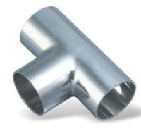 China Polished SS304 304L 316L Stainless Steel Sanitary Fitting 3A ISO Tee for sale
